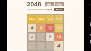 2048: How to achieve a 4096 tile. Как пройти игру?